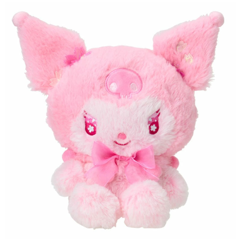 🇯🇵日本 SANRIO Kuromi Cherry Blossom style plush doll puppet 可羅米櫻花色公仔 サンリ ...